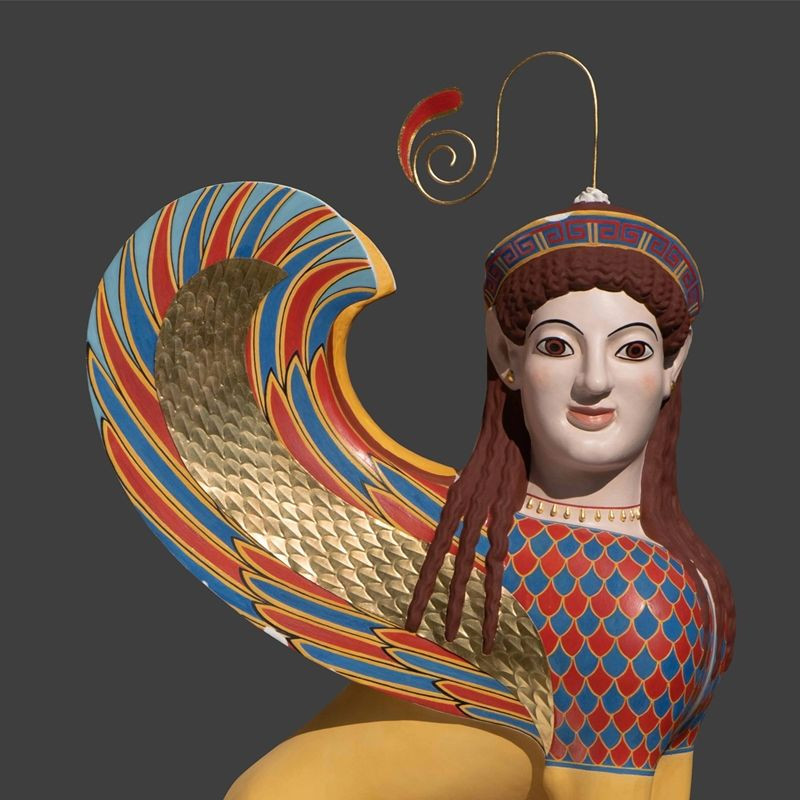Reconstructing the Archaic Greek Sphinx | Liebieghaus
